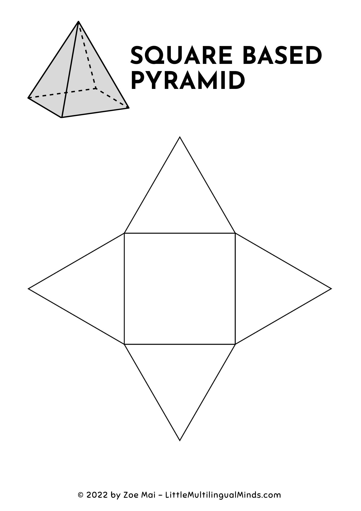 3d Triangular Based Pyramid